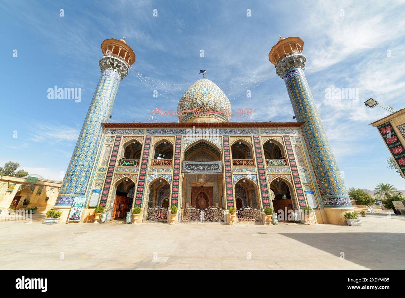 Shiraz, Iran - 29 October, 2018: Main view of the Sayyed Alaeddin ...