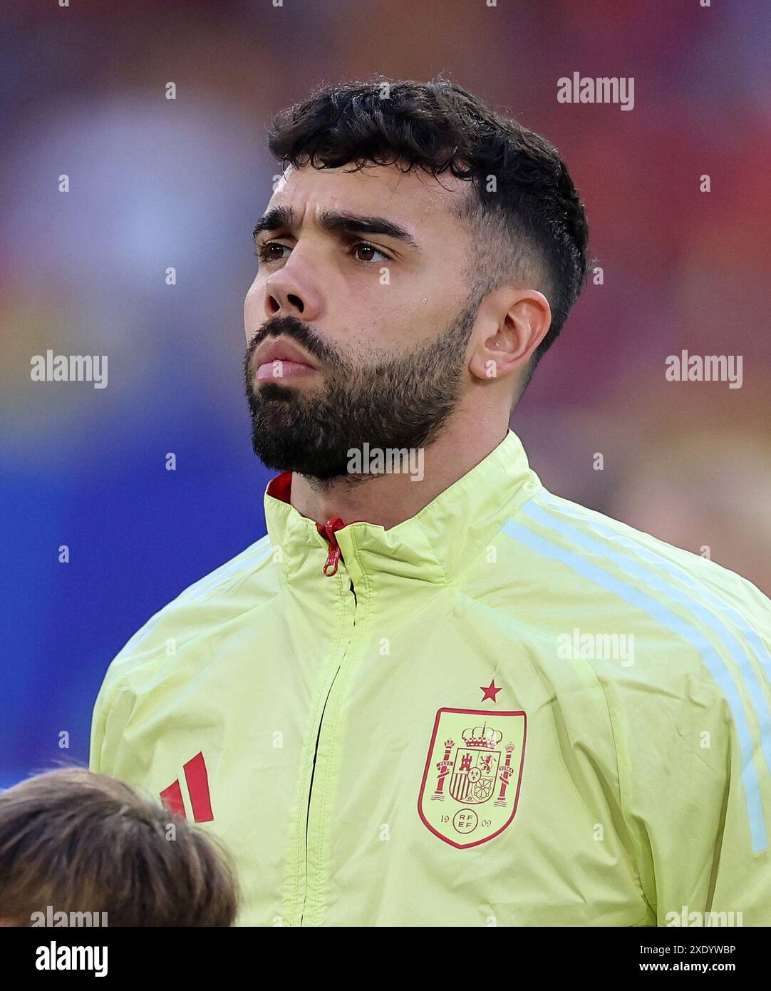 Dusseldorf, Germany. 24th June, 2024. David Raya of Spain during the ...