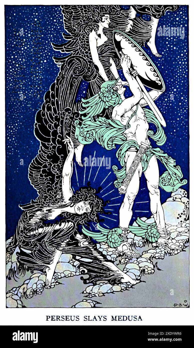 Perseus slays medusa hi-res stock photography and images - Alamy