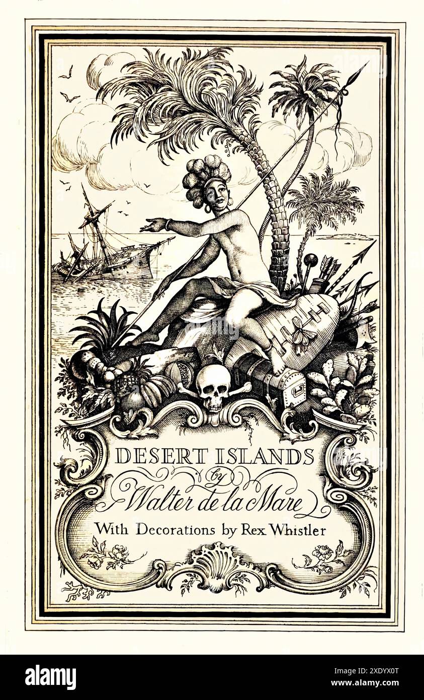 WHISTLER Rex - Desert Islands by Walter de la Mare 1930 Vintage ...