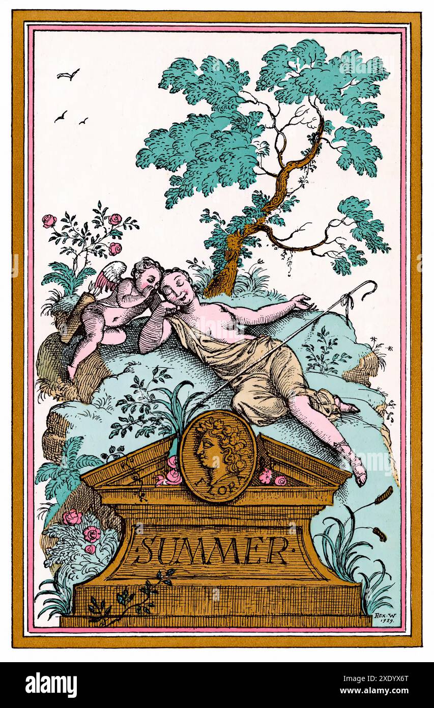 WHISTLER Rex - Summer The New Forget-Me-Not a Calendar London 1929 ...