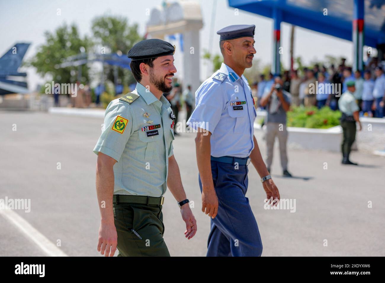 Mafraq, Jordan. 23rd June, 2024. Jordan's Crown Prince Al Hussein ...