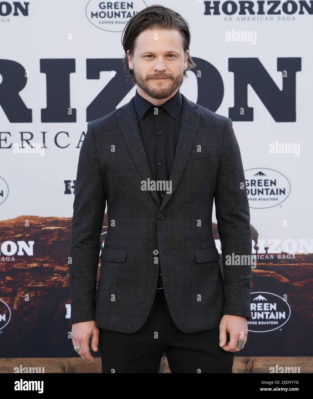 Austin R. Grant arrives at the HORIZON: AN AMERICAN SAGA CHAPTER 1 Los ...