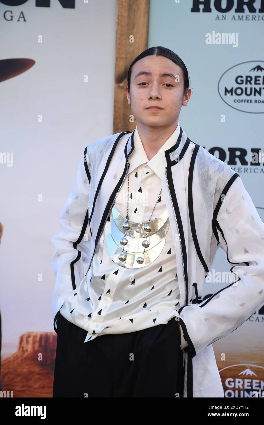 Los Angeles, California, USA 24th June 2024 Actor Bodhi Okuma Linton ...