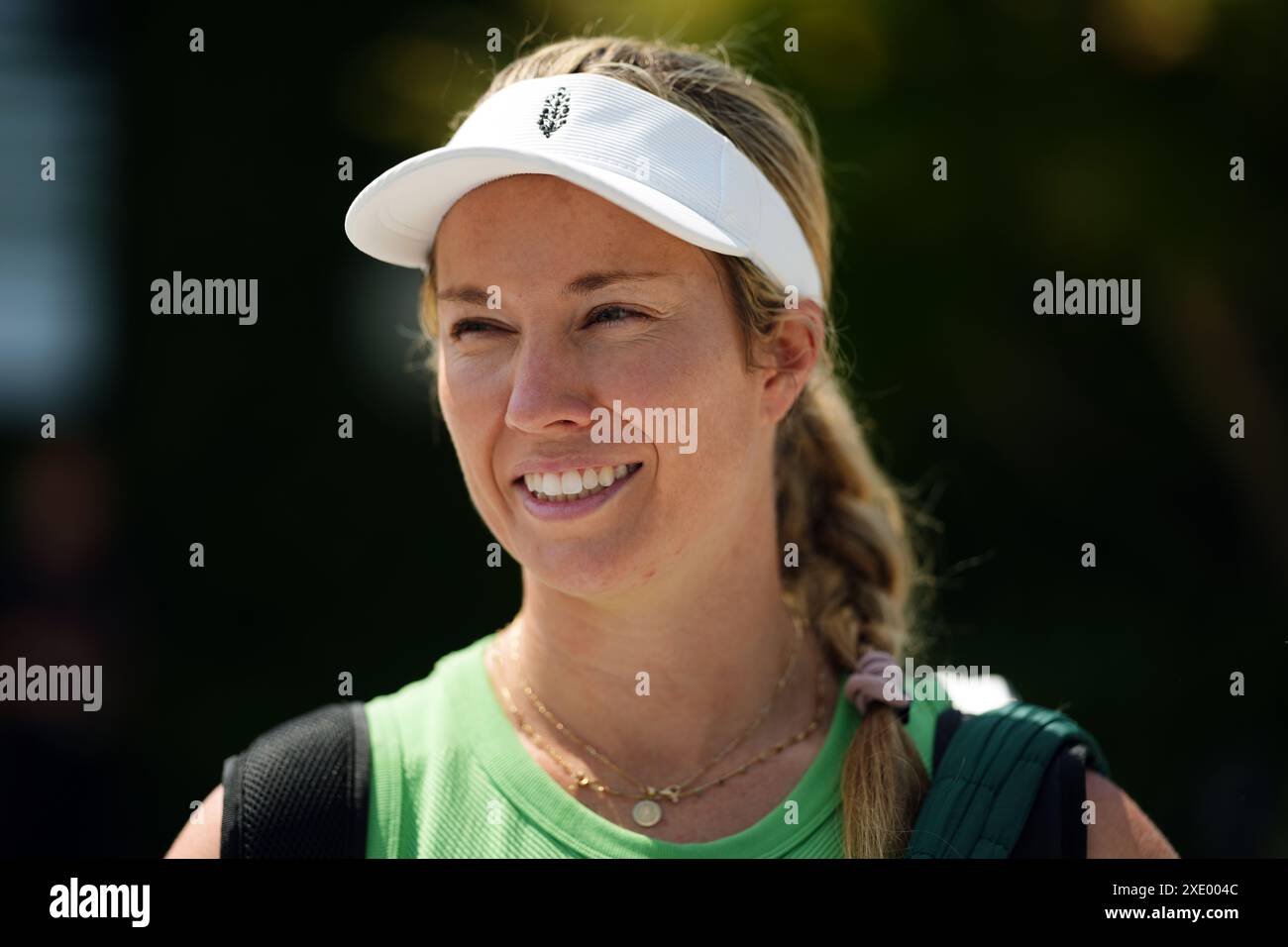 Danielle Collins at the All England Lawn Tennis and Croquet Club in ...