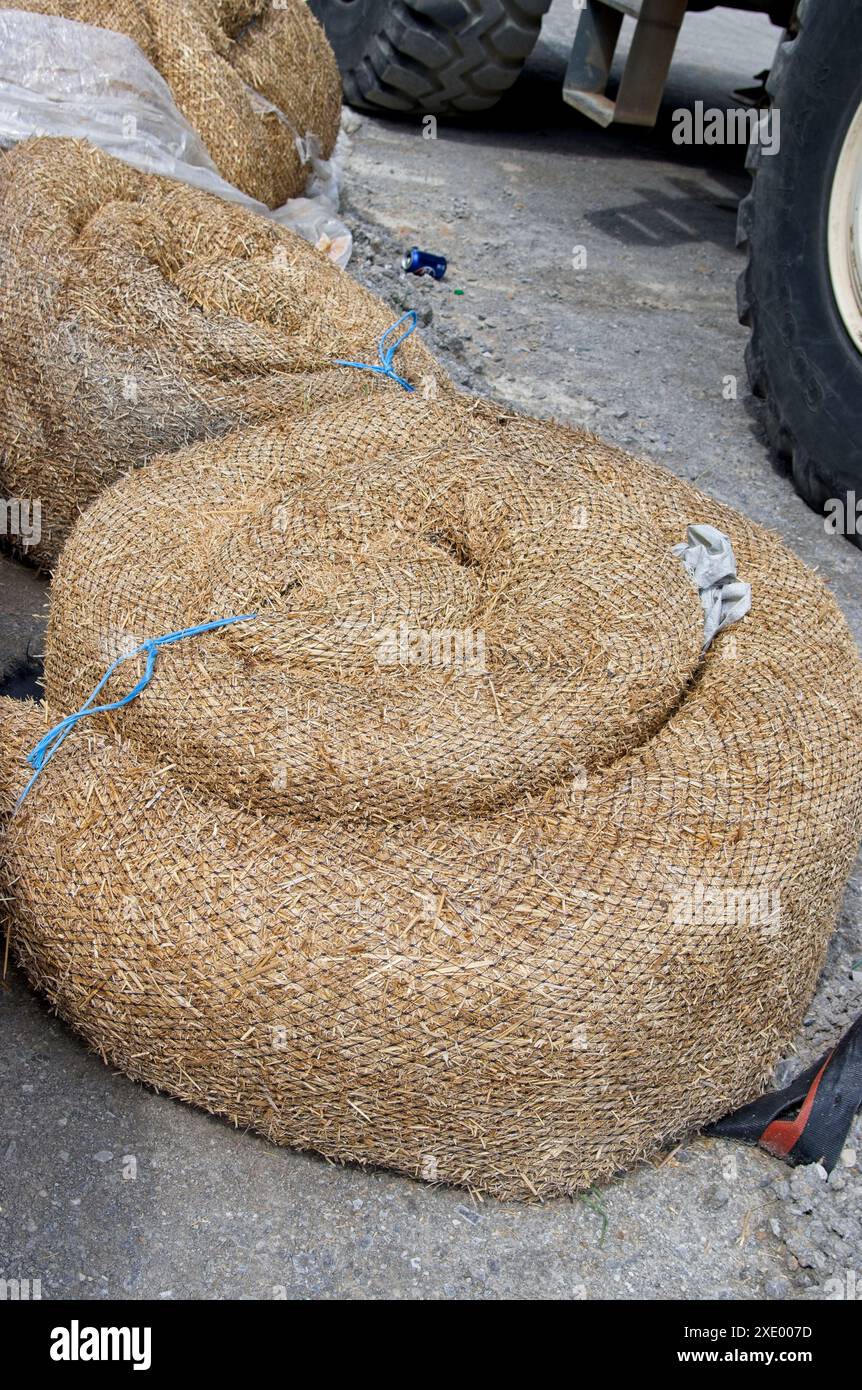 Grass seed mat roll hi-res stock photography and images - Alamy