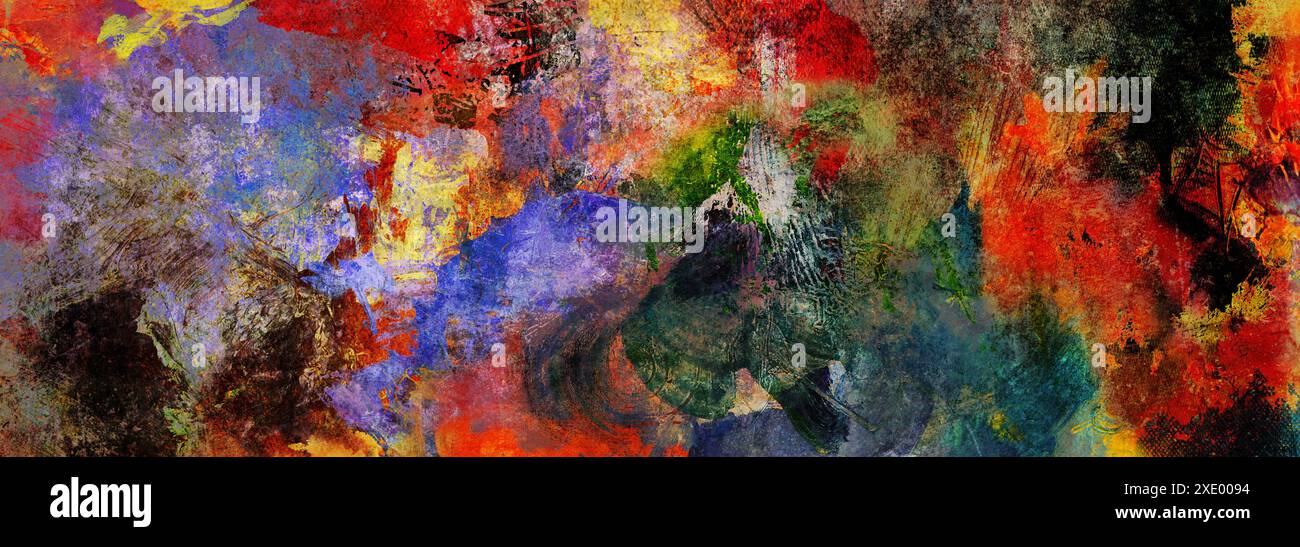 Painted background abstract, digital collage, textures and colors Stock ...