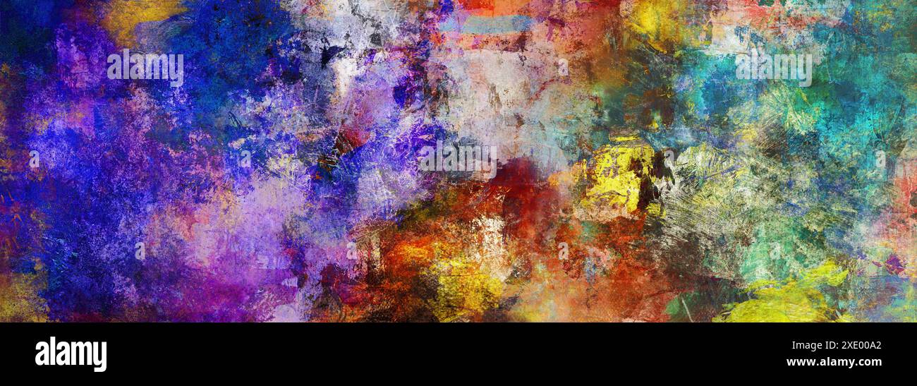 Painted background abstract, digital collage, textures and colors Stock ...