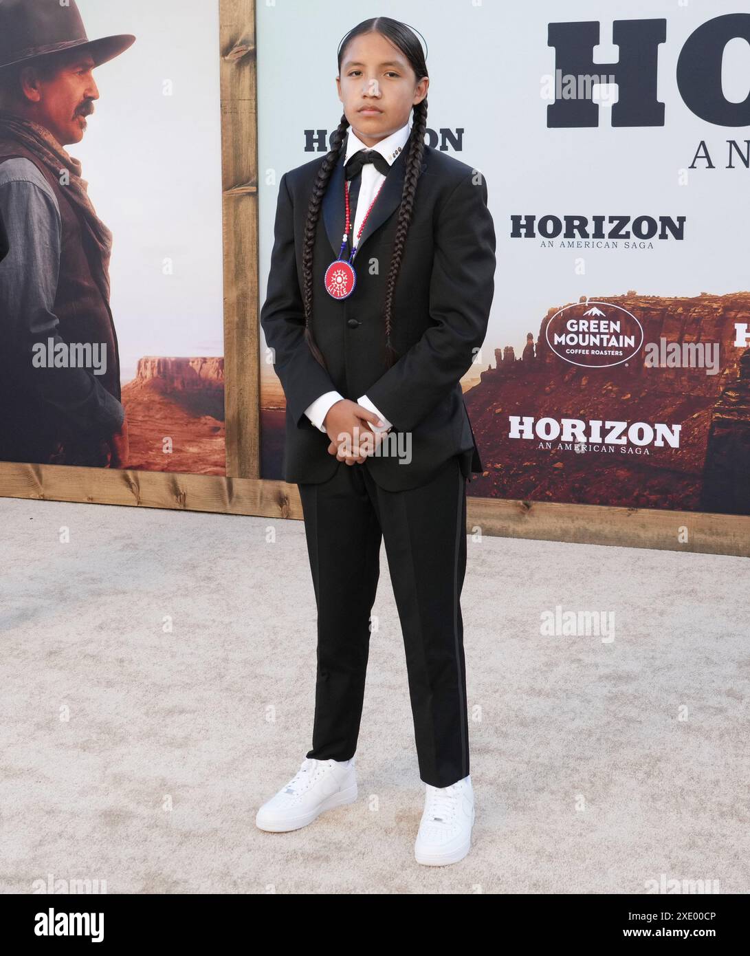 Los Angeles, USA. 24th June, 2024. Amos Jason Charging Cloud arrives at ...