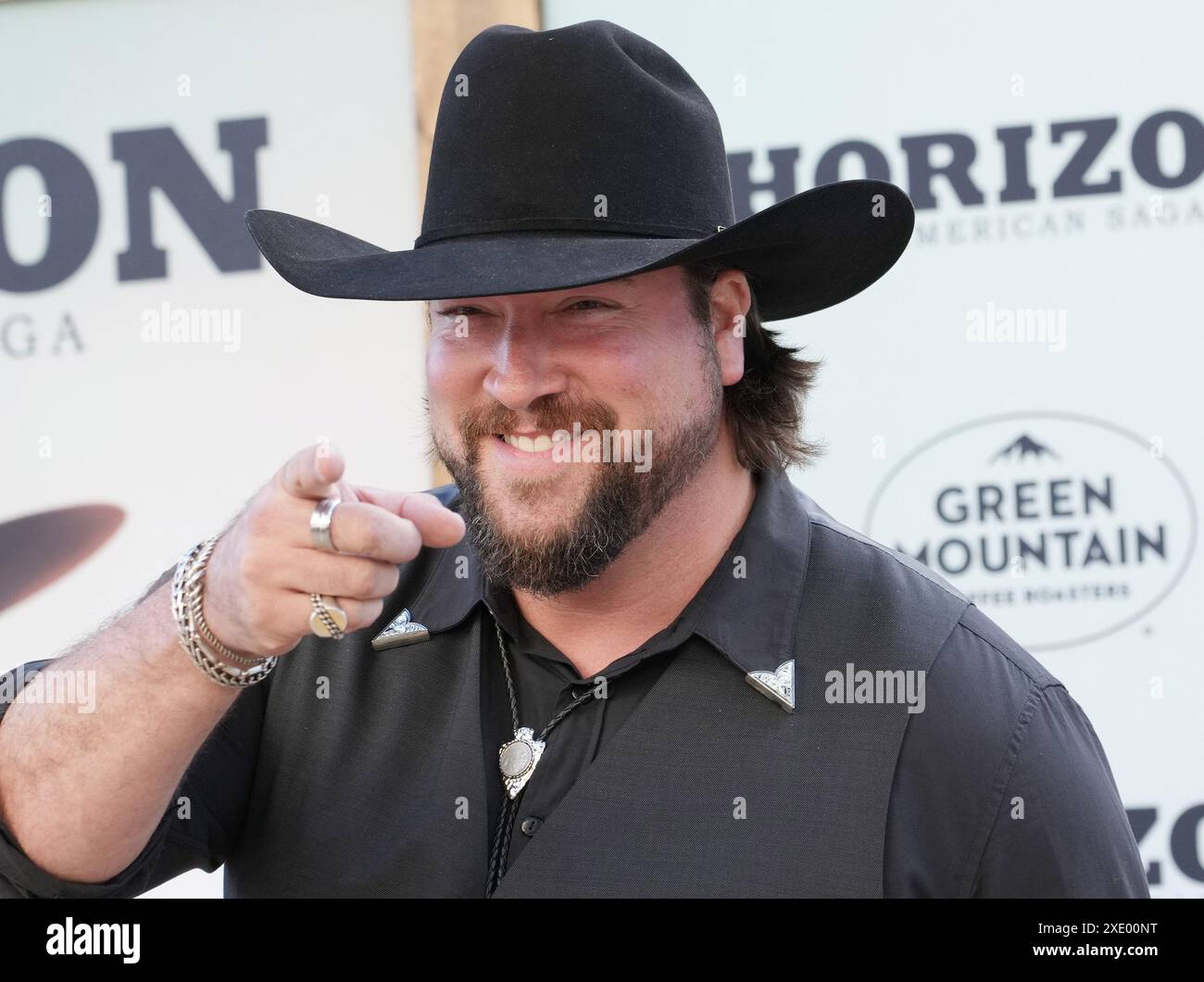 Los Angeles, USA. 24th June, 2024. Tanner Beard arrives at the HORIZON ...