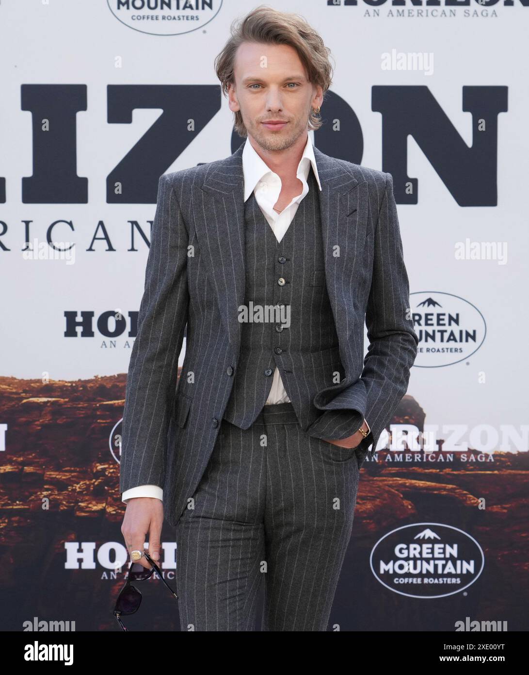 Los Angeles, USA. 24th June, 2024. Jamie Campbell Bower arrives at the ...