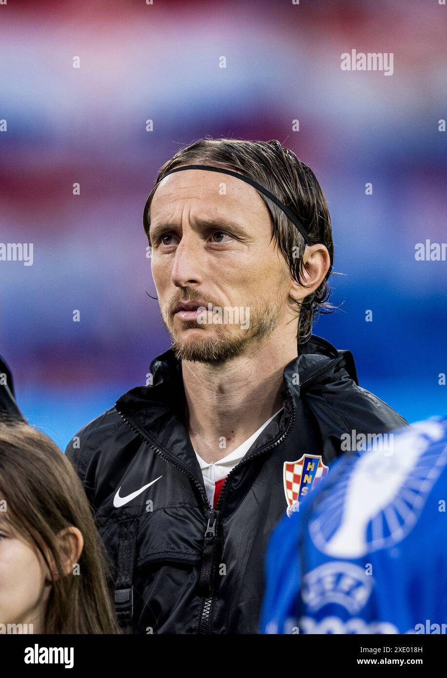 Leipzig, Germany. 24th June, 2024. Luka Modric of Croatia seen during ...