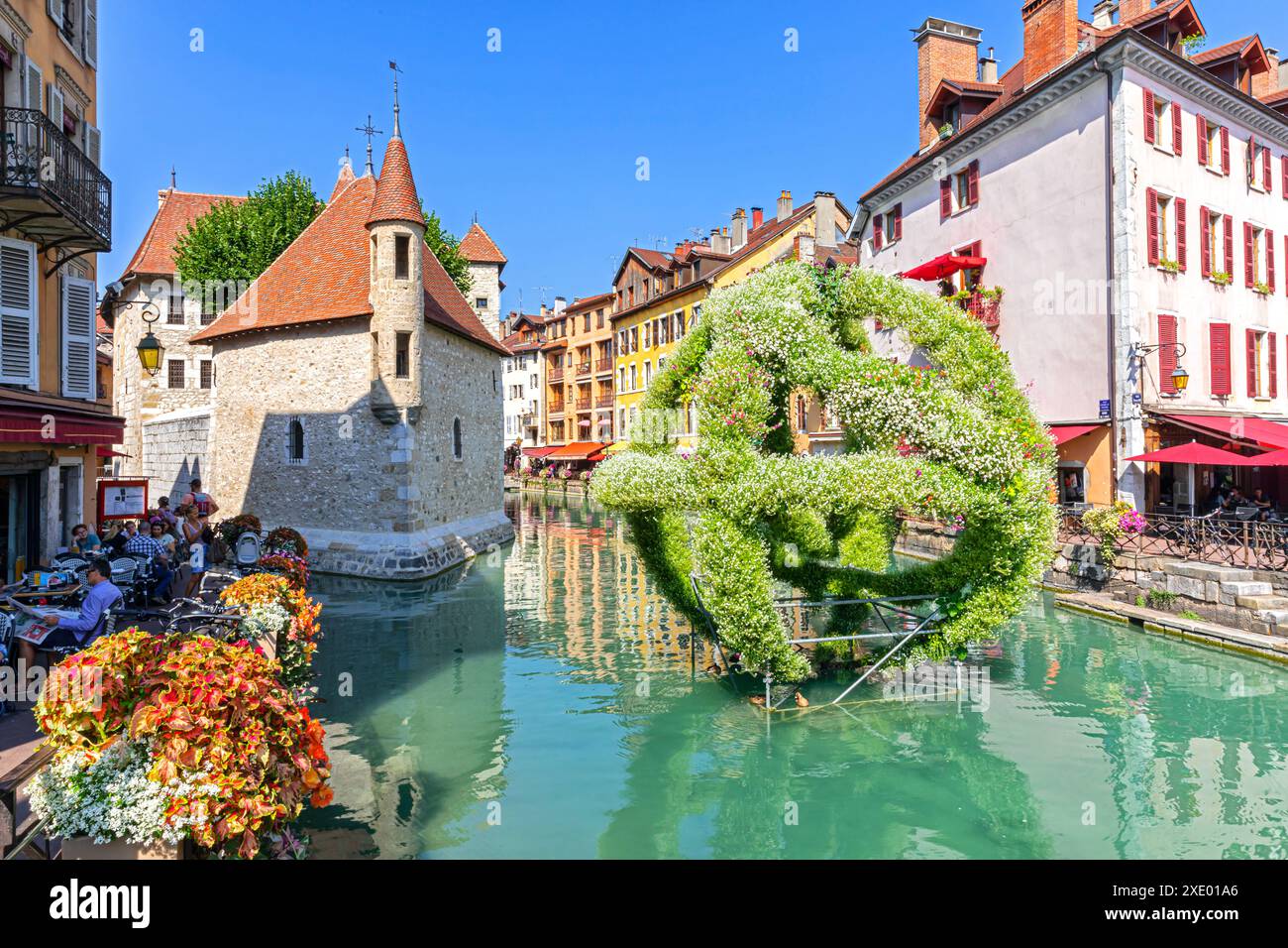 The beautiful medieval town of Annecy, French Alps Stock Photo - Alamy