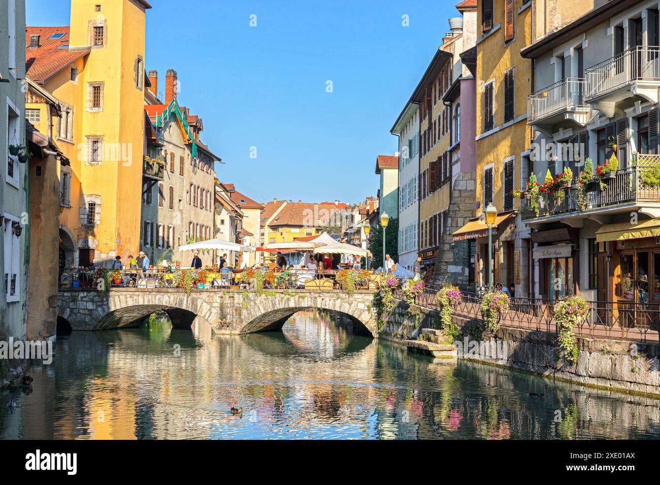 The beautiful medieval town of Annecy, French Alps Stock Photo - Alamy