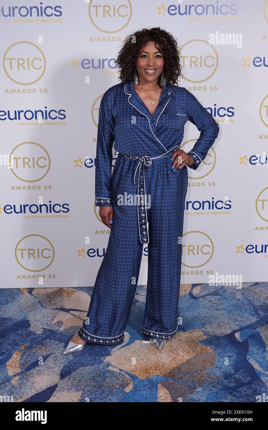 Jacqui Joseph attending the TRIC (The Television and Radio Industries ...