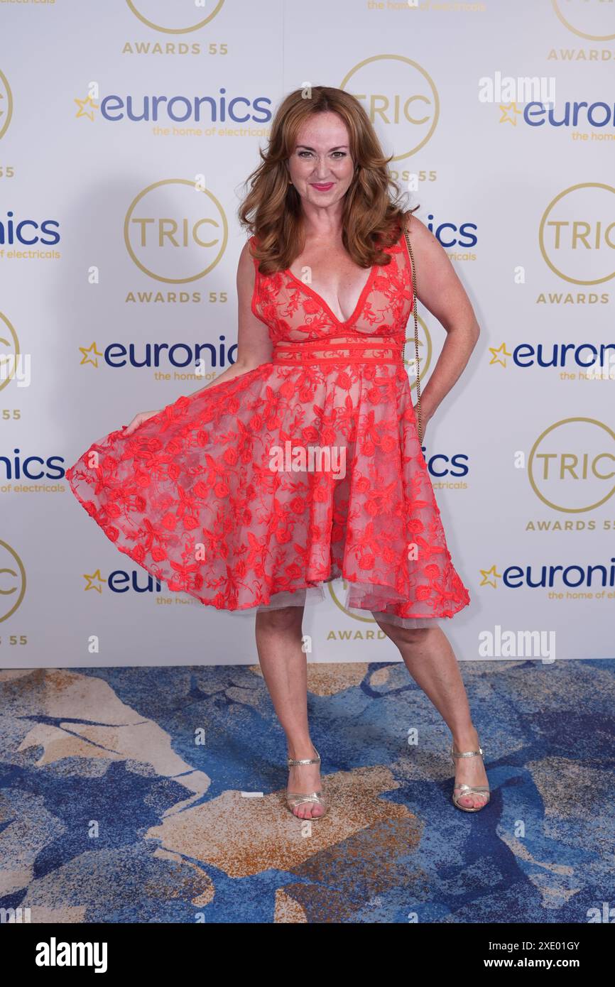 Martel Maxwell attending the TRIC (The Television and Radio Industries ...