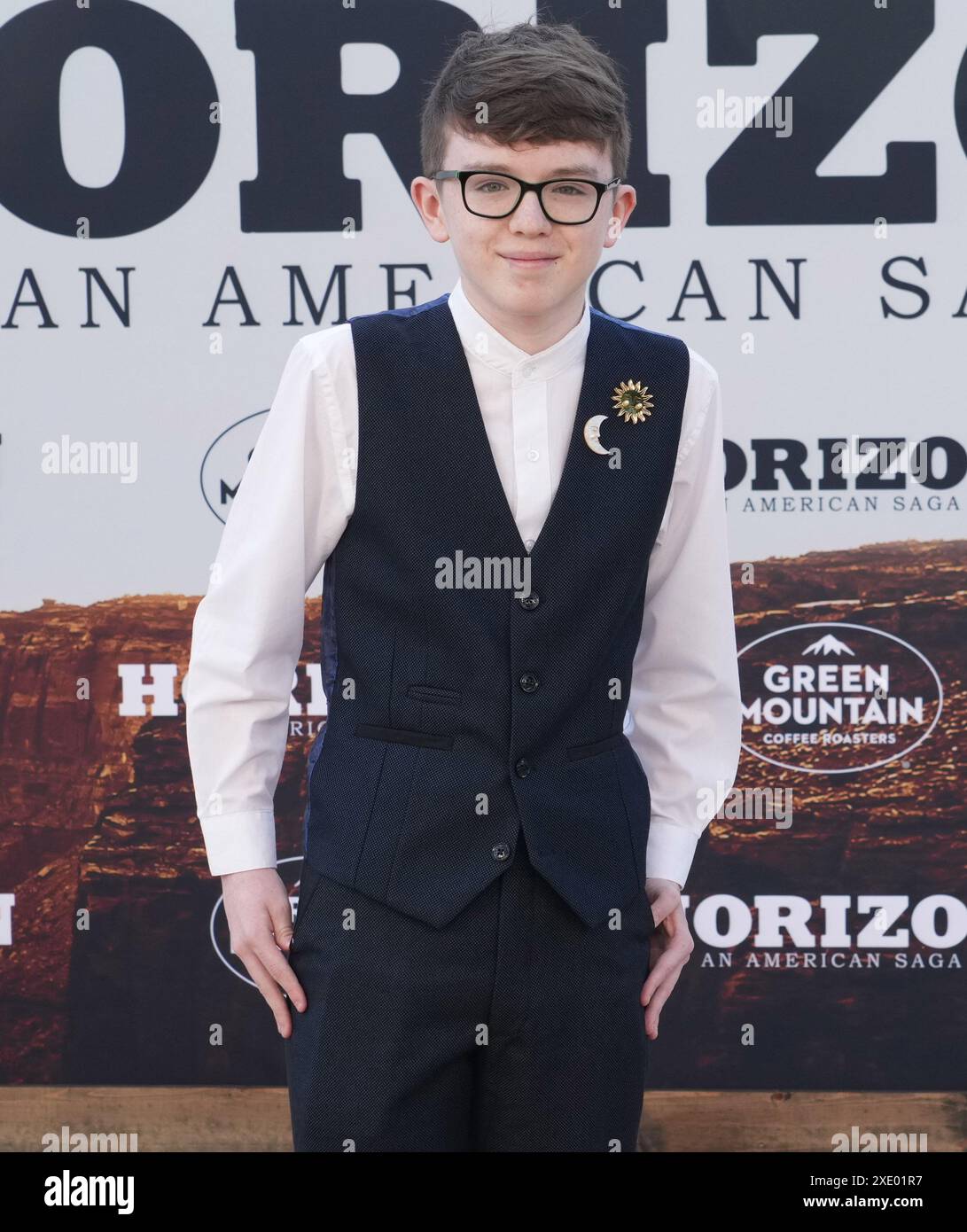 Los Angeles, USA. 24th June, 2024. Aidan McCann arrives at the HORIZON ...