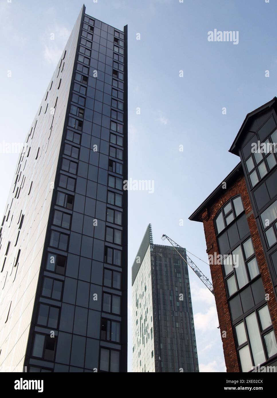 The axis tower residential skyscraper on whitworth street in the ...