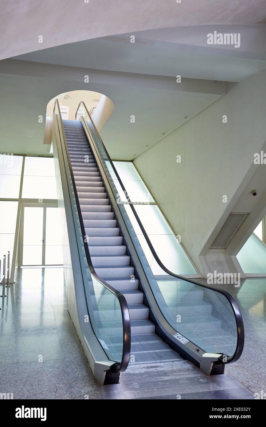 Escalator. Science Museum. CAC. Architect Santiago Calatrava, Ciudad de ...