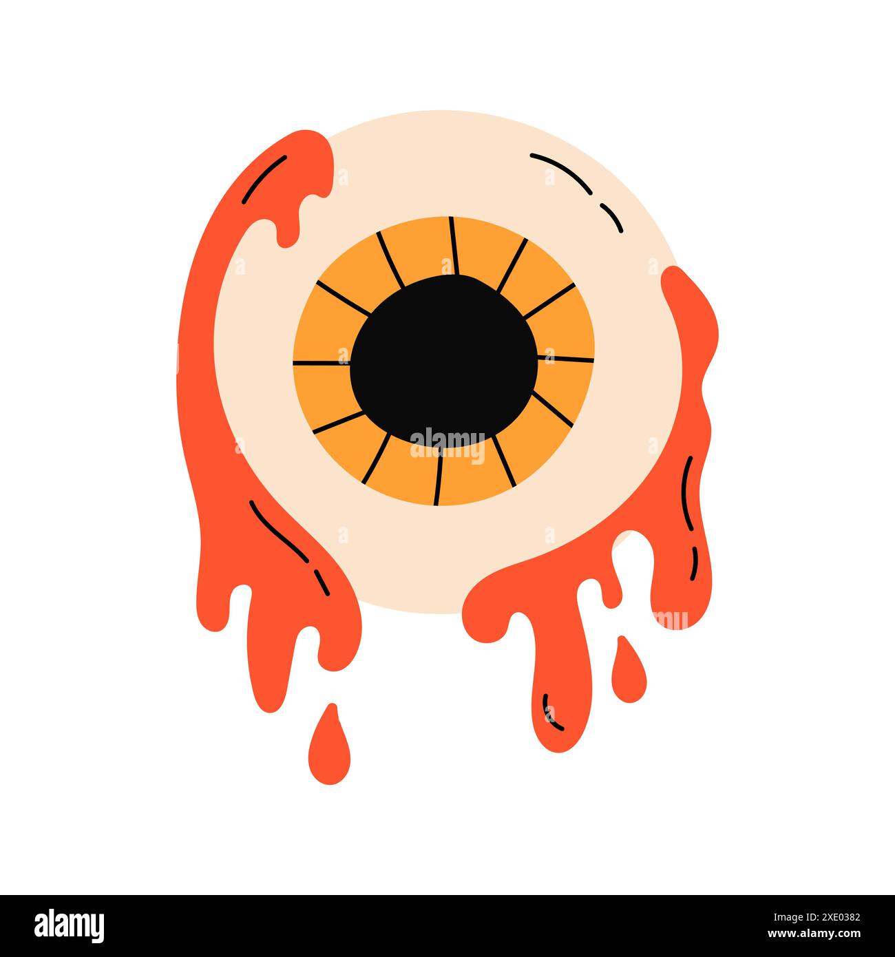 Zombie bloody eye Stock Vector Image & Art - Alamy