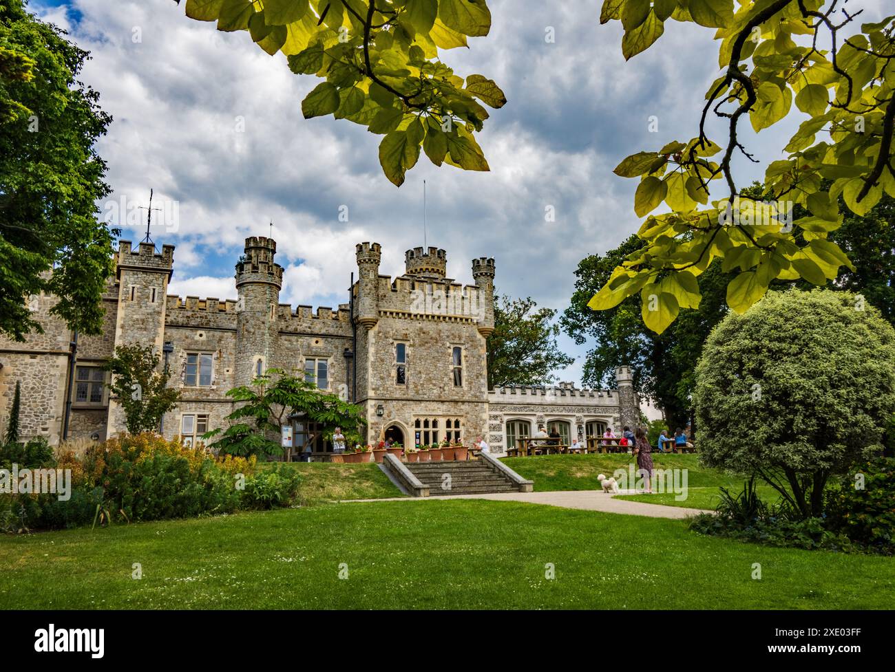 Whitstable Castle & Gardens. Kent Stock Photo - Alamy