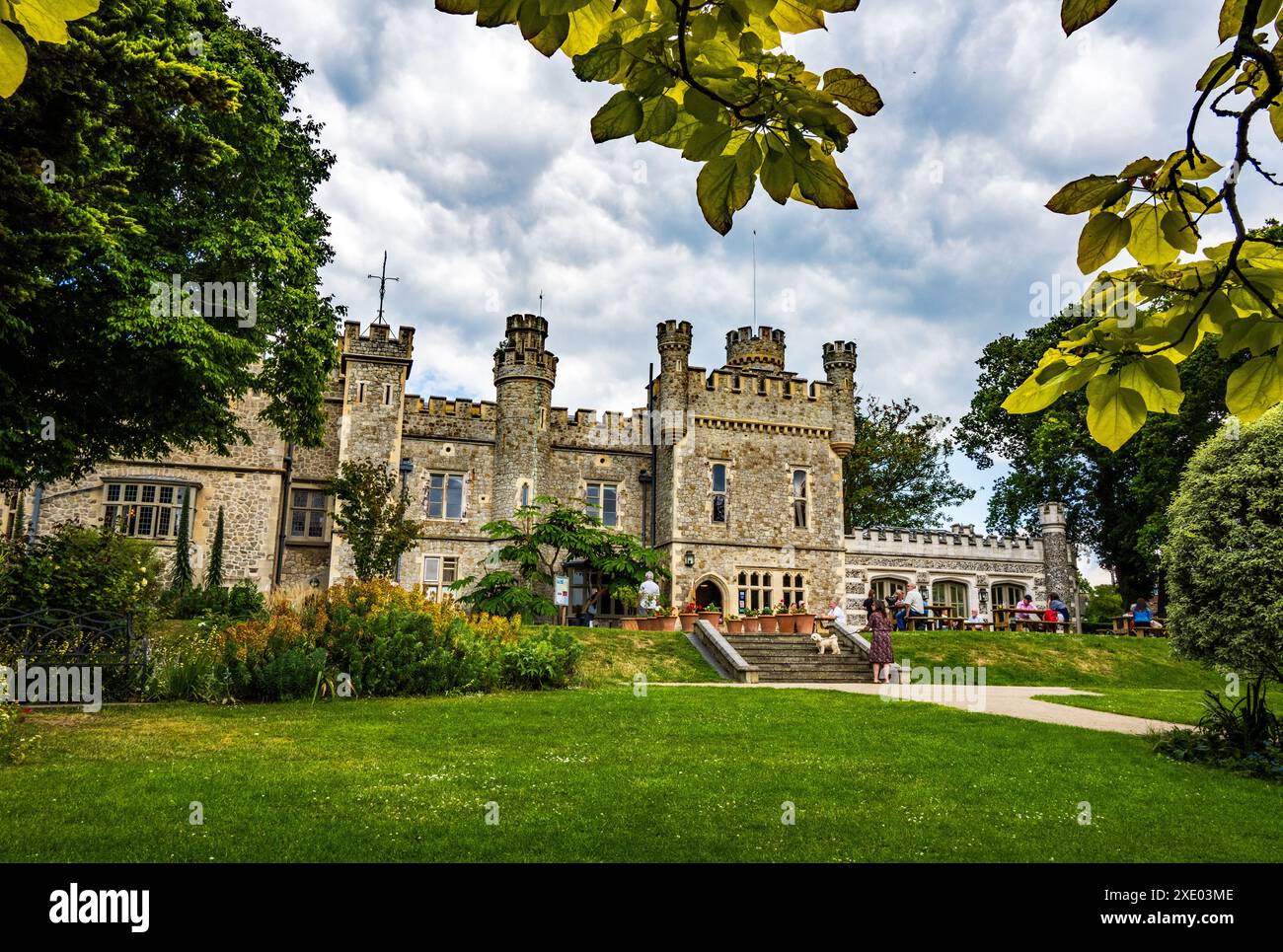 Whitstable Castle & Gardens. Kent Stock Photo - Alamy