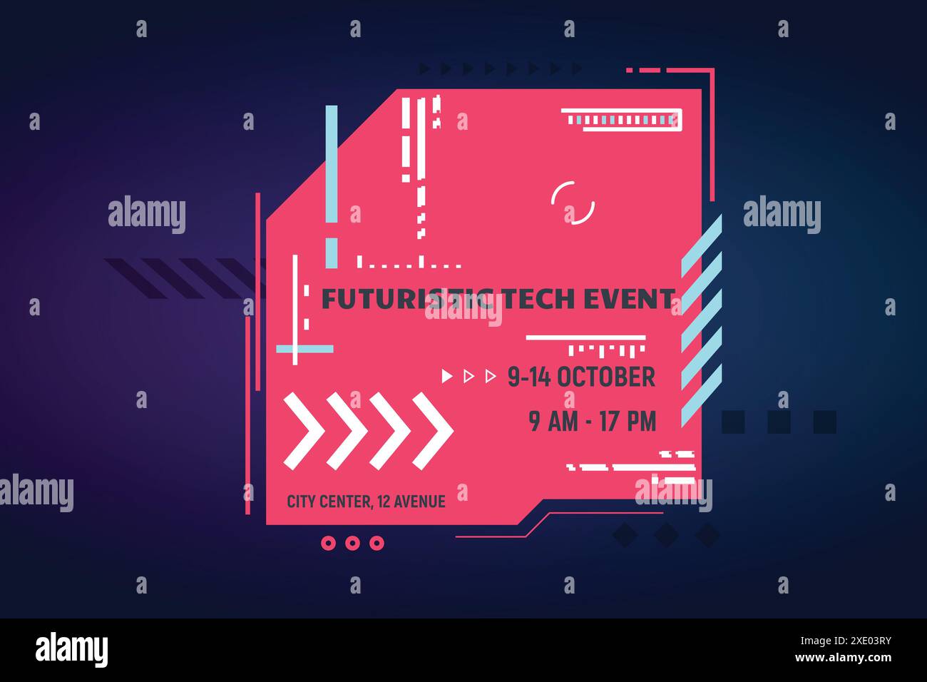 Futuristic text banner Stock Vector Image & Art - Alamy