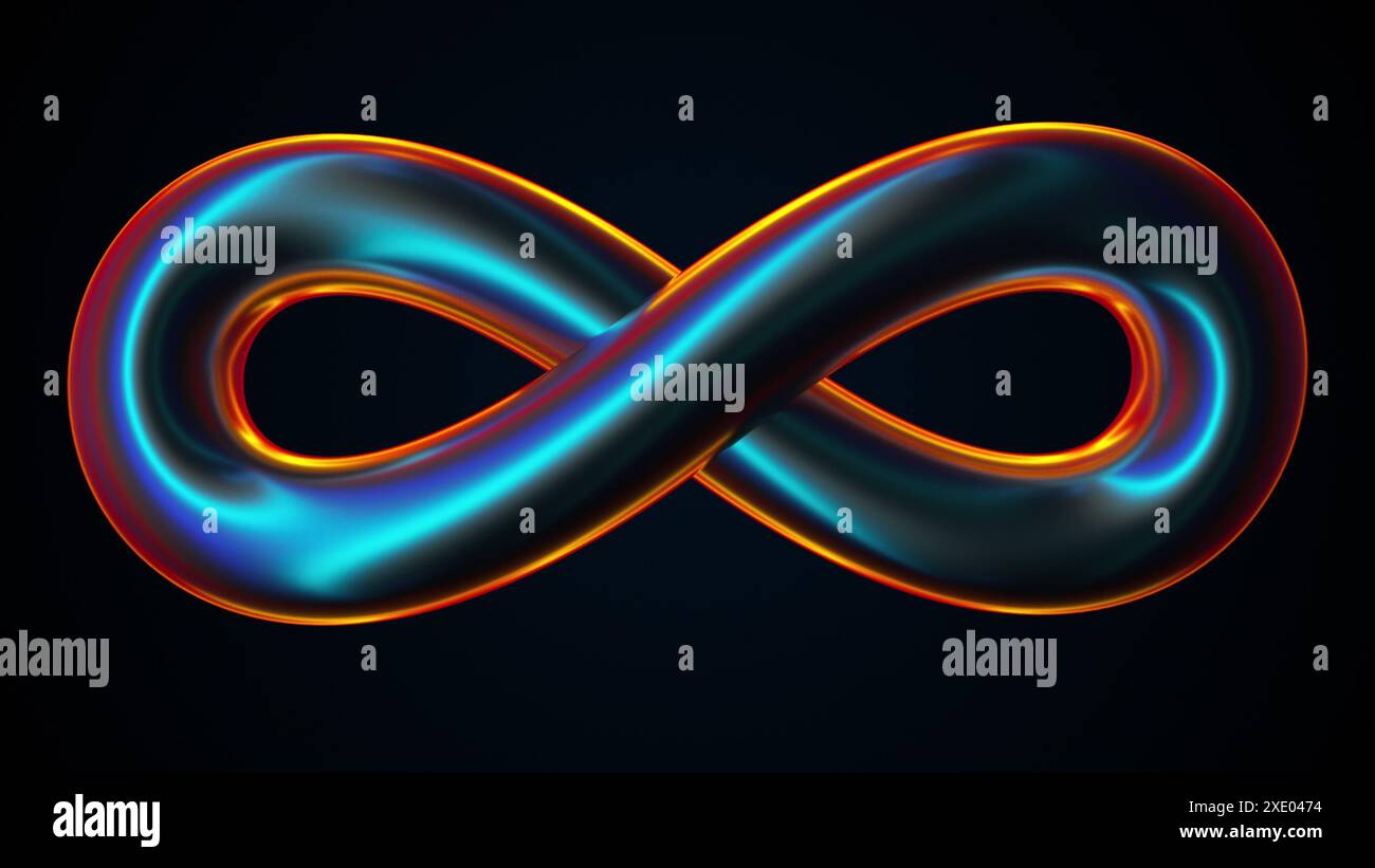 Infinity symbol design hi-res stock photography and images - Alamy