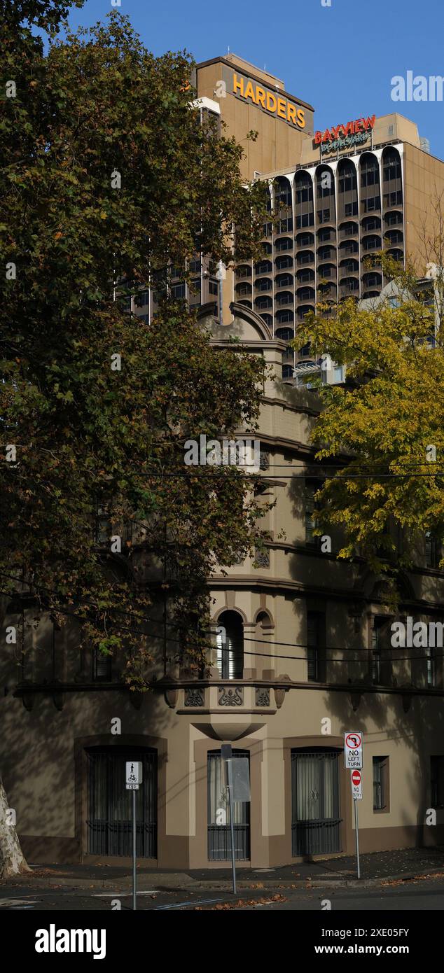 A two story Victorian era commercial building, accommodation above, on ...