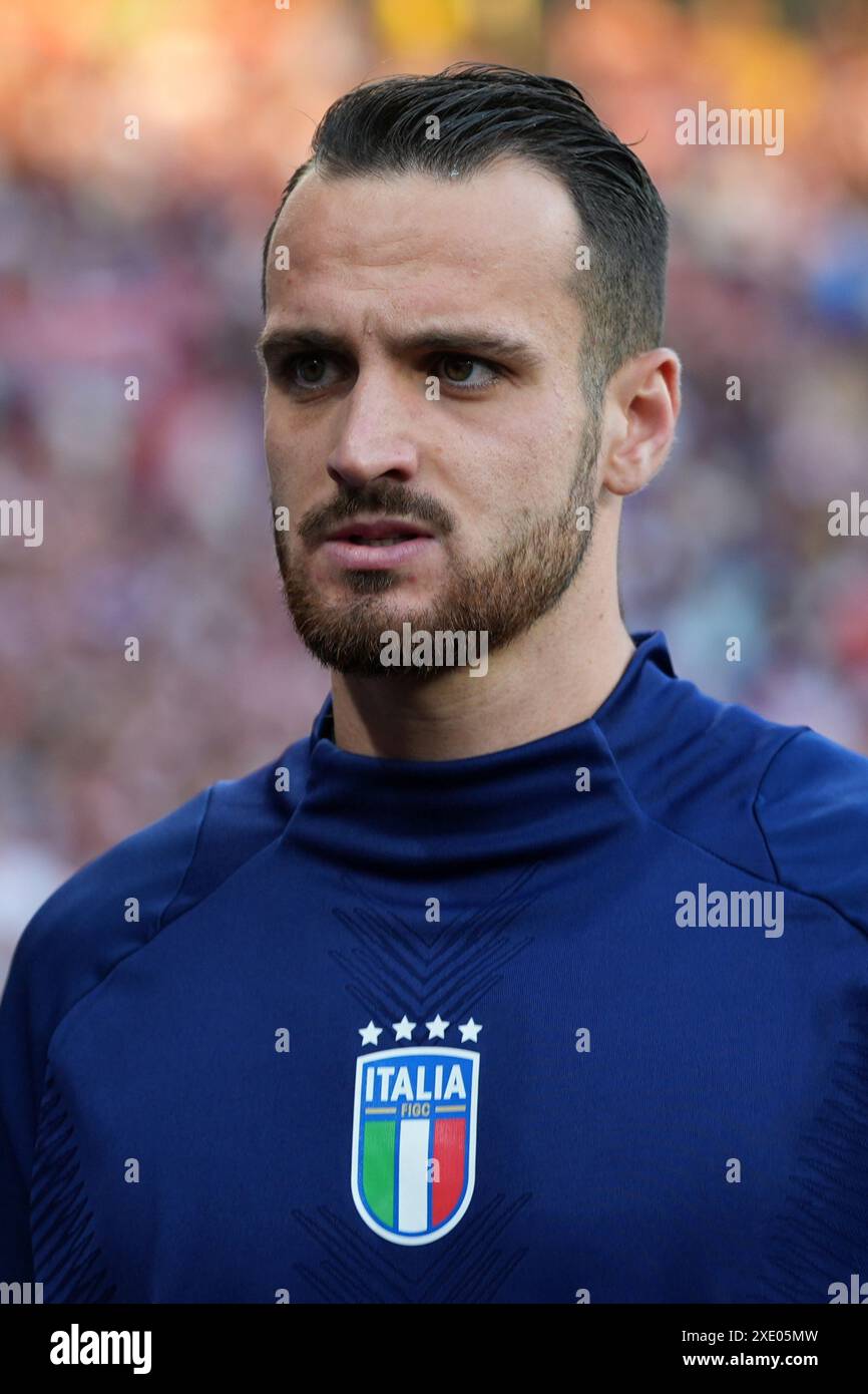 Federico Gatti of Italy during UEFA Euro 2024 - Croatia vs Italy, UEFA ...
