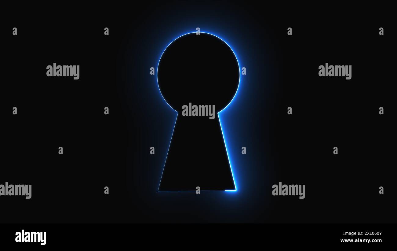 Abstract 3d keyhole tunnel animation hi-res stock photography and ...