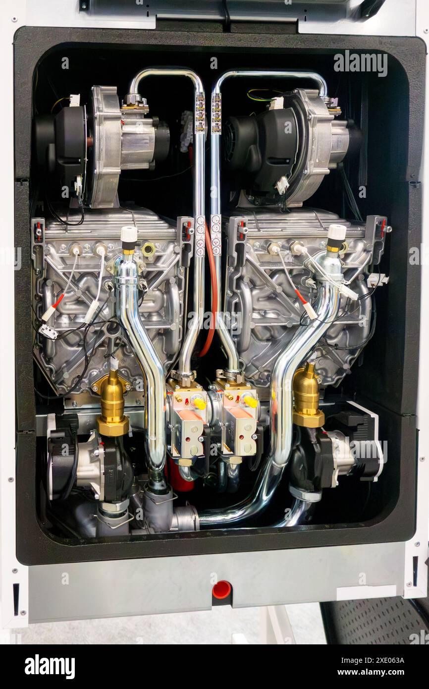 Heating boiler. The internal contents of the heating boiler. Technical ...