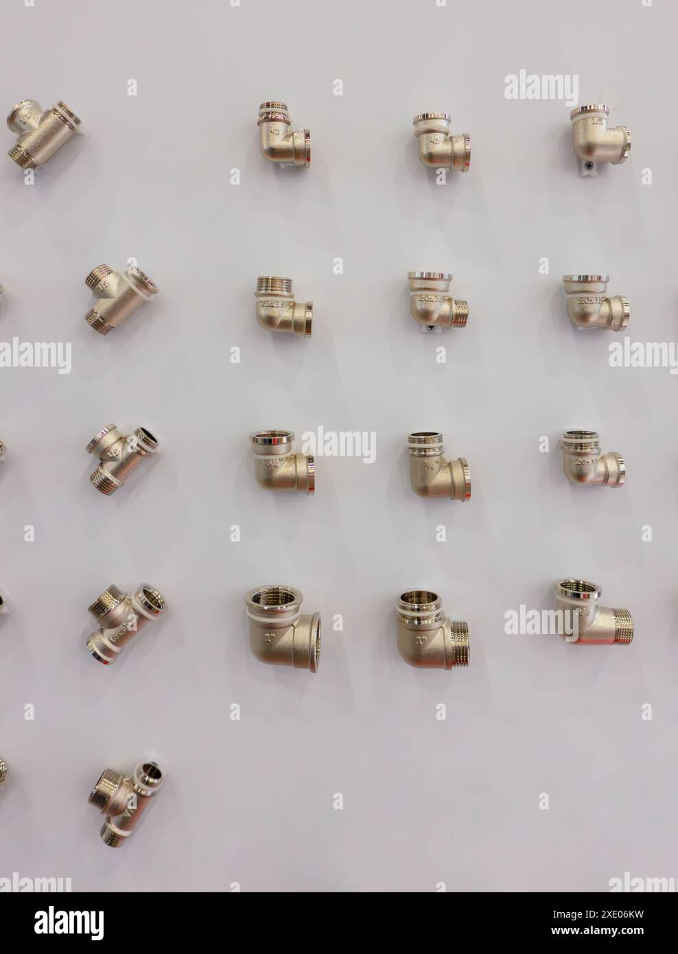 Connecting Tees for temperature sensor Stock Photo - Alamy