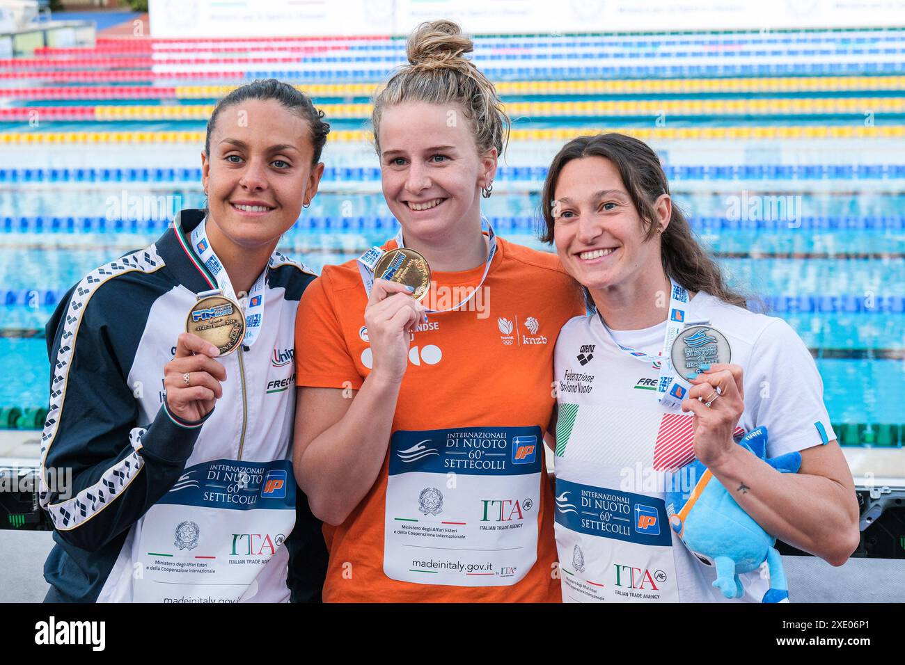 Rome, Italy. 23rd June, 2024. First place for Tes Schouten of ...