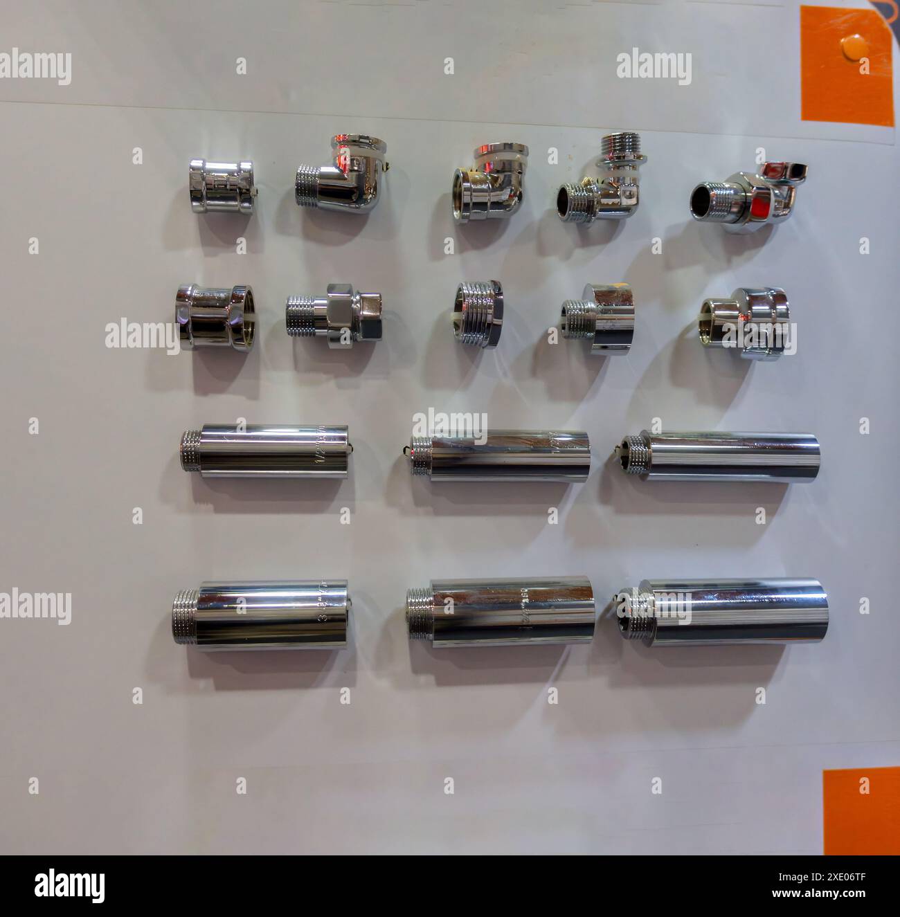 Stainless steel threaded pipes hi-res stock photography and images - Alamy