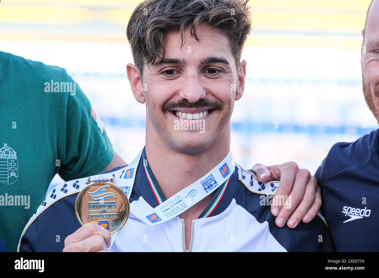Rome, Italy. 23rd June, 2024. Matteo Restivo of Italy on the Podium of ...