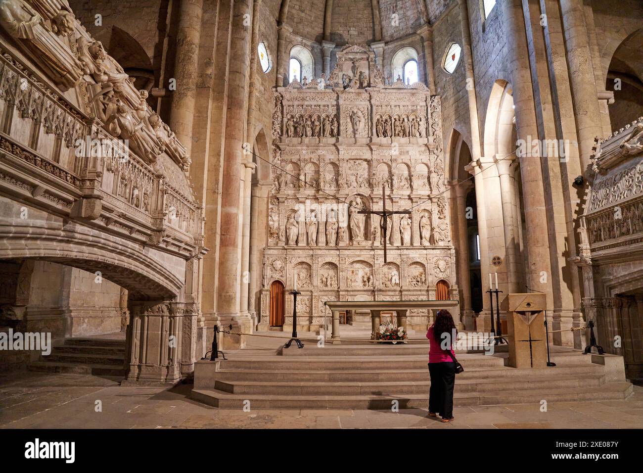 Royal tombs, Alabaster altarpiece (16th century) by Damian Forment in ...