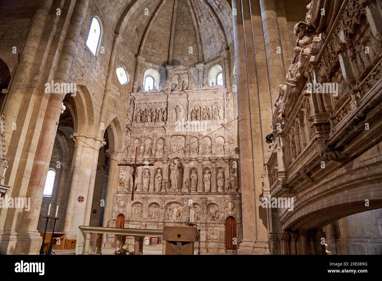 Royal tombs, Alabaster altarpiece (16th century) by Damian Forment in ...