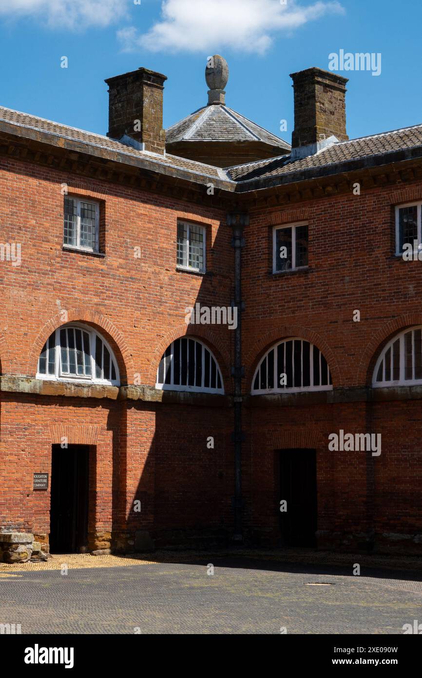 Houghton Hall Norfolk stable block Stock Photo - Alamy