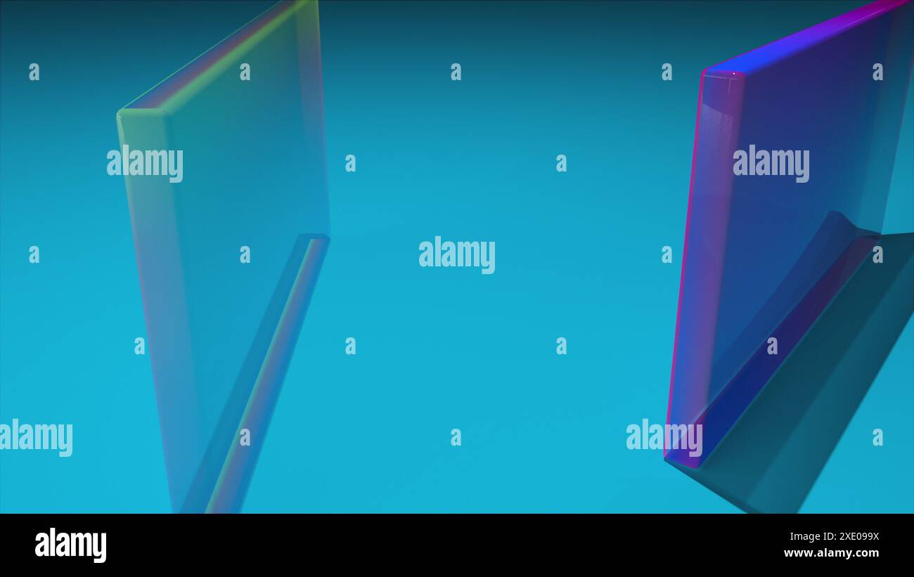 Square translucent glass blocks Stock Photo - Alamy