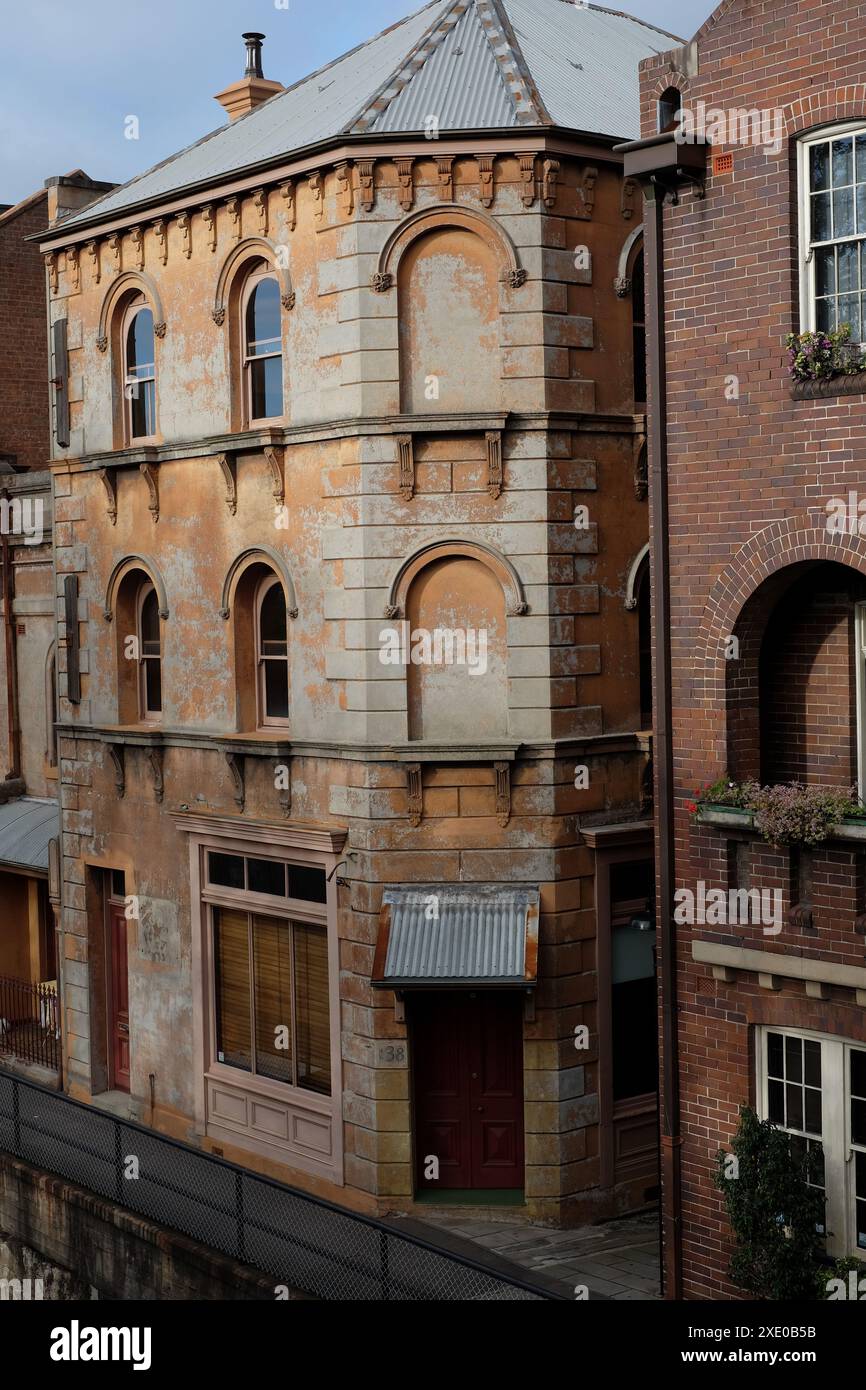 The Rocks, Sydney, Australia, Watson's Butchery a three story Victorian ...