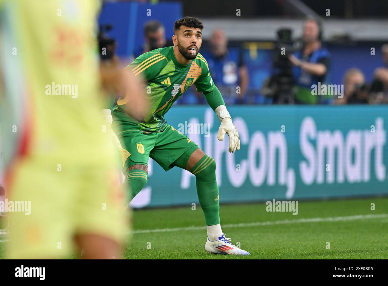 Dusseldorf, Germany. 24th June, 2024. goalkeeper David Raya (1) of ...