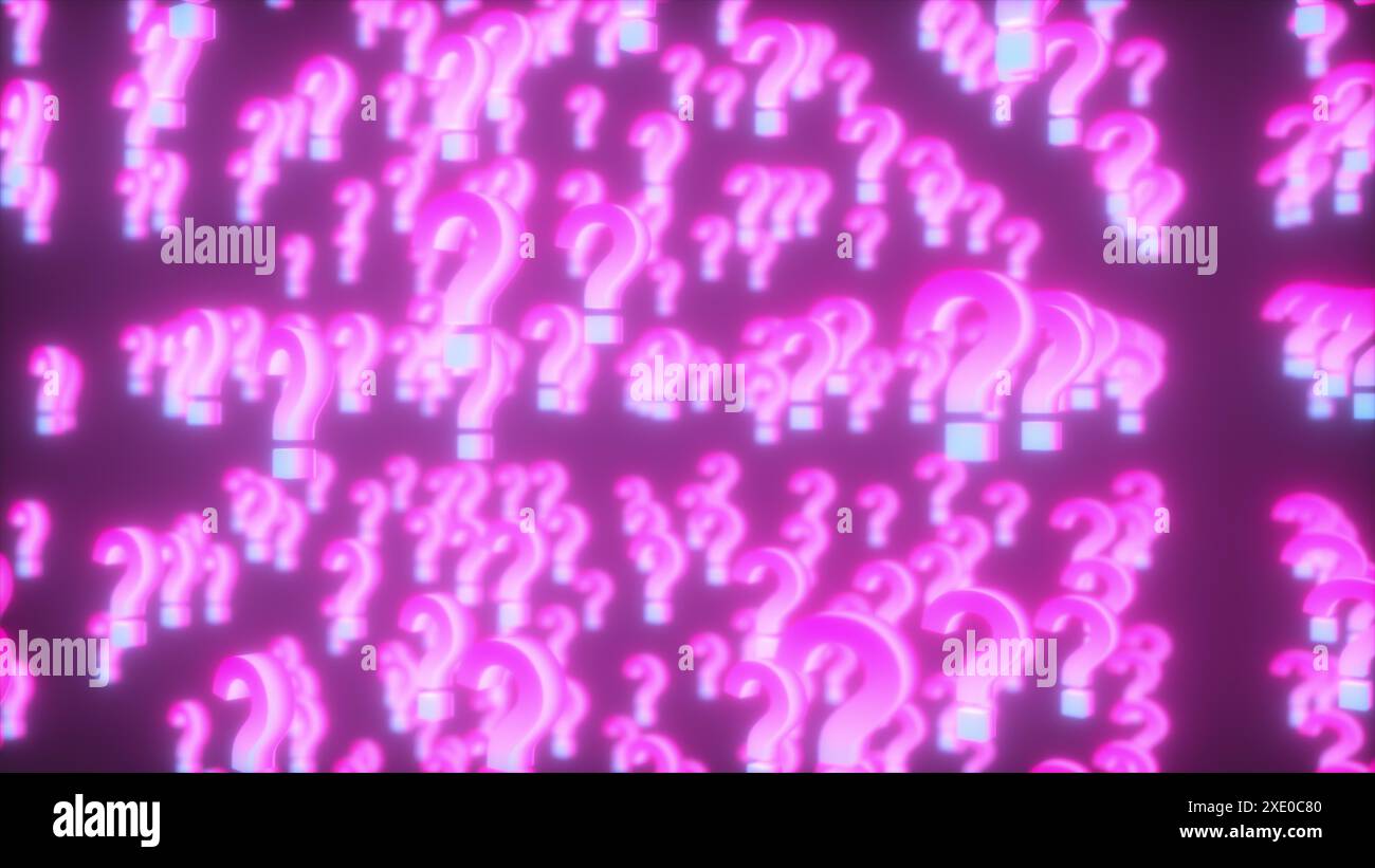 Quiz symbol question marks animation hi-res stock photography and ...