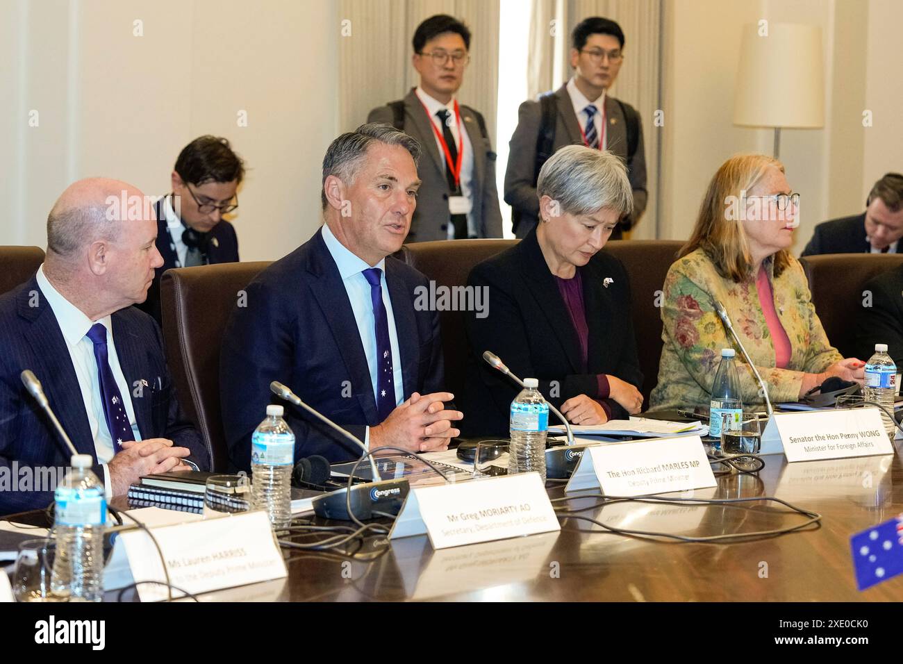 Australian Deputy Prime Minister and Minister for Defence Richard ...