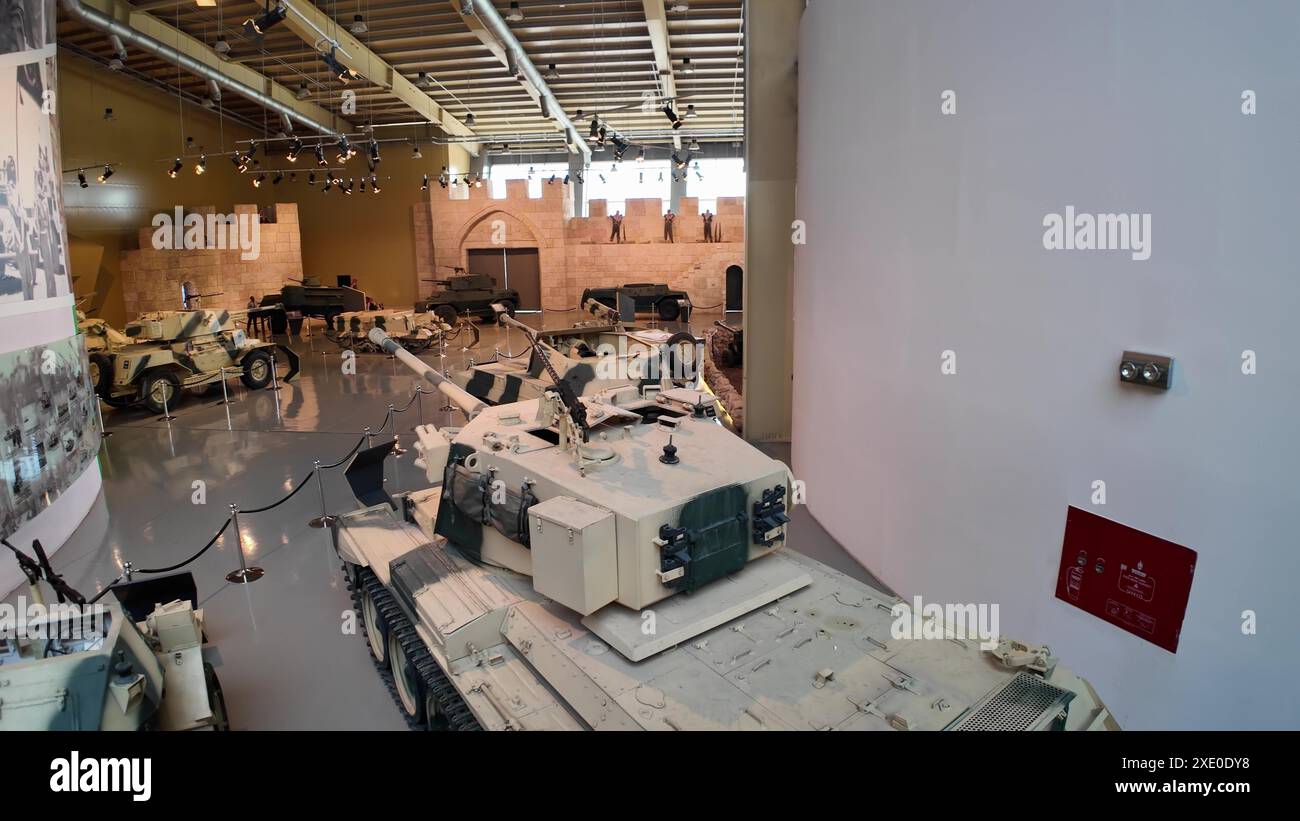 Royal Tank Museum, Amman, Jordan - May 4, 2024: Aerial panorama ...