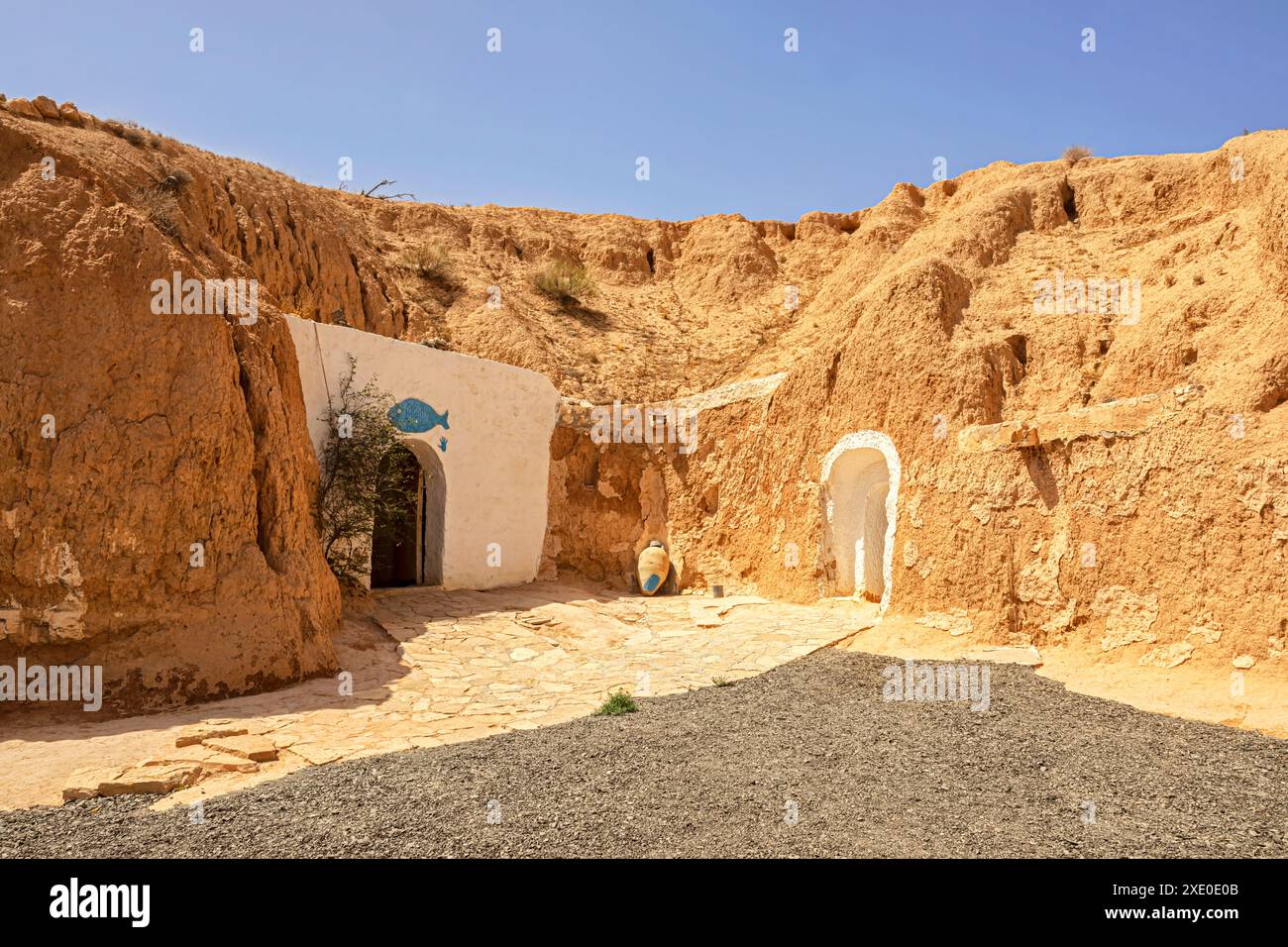 Traditional Rock Houses in Matmata, Tunisia Stock Photo - Alamy