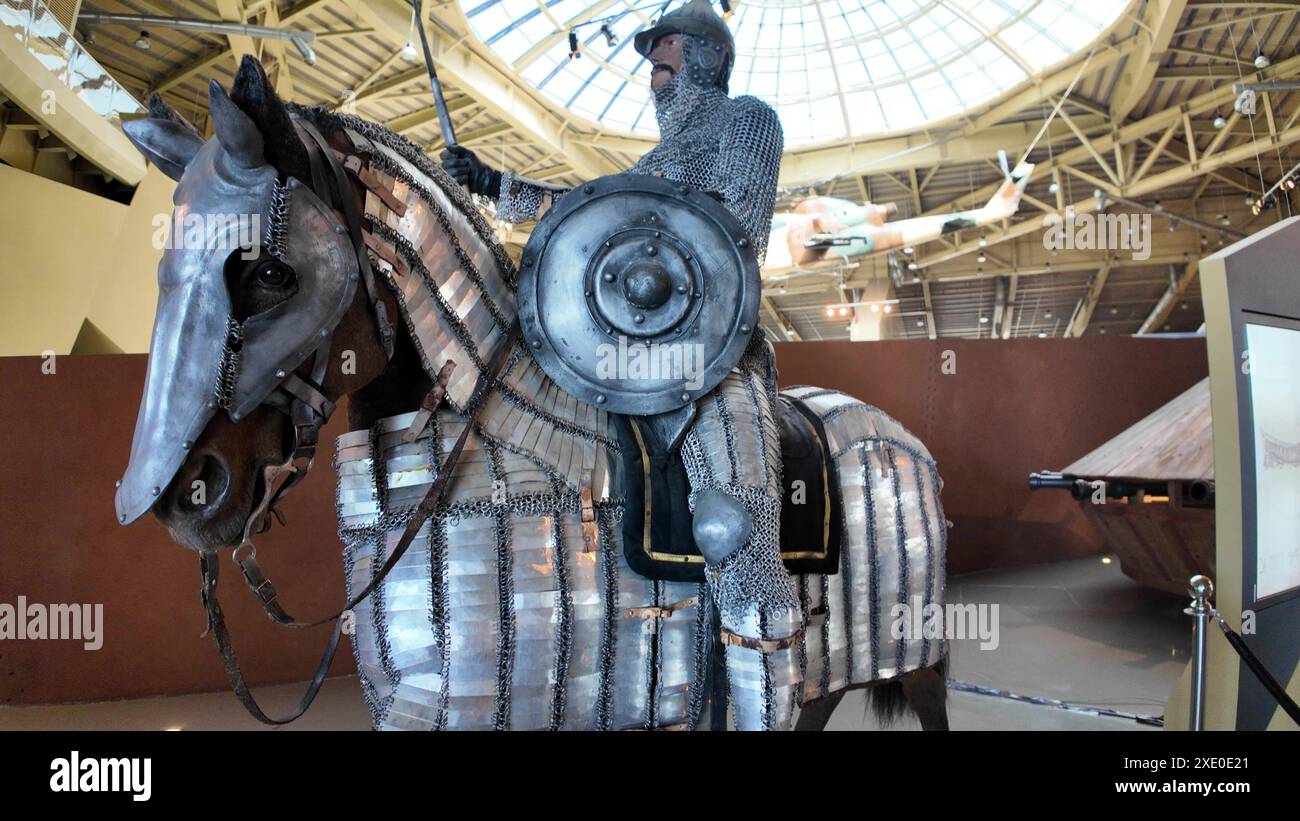 Royal Tank Museum, Amman, Jordan - May 4, 2024: Authentic medieval ...