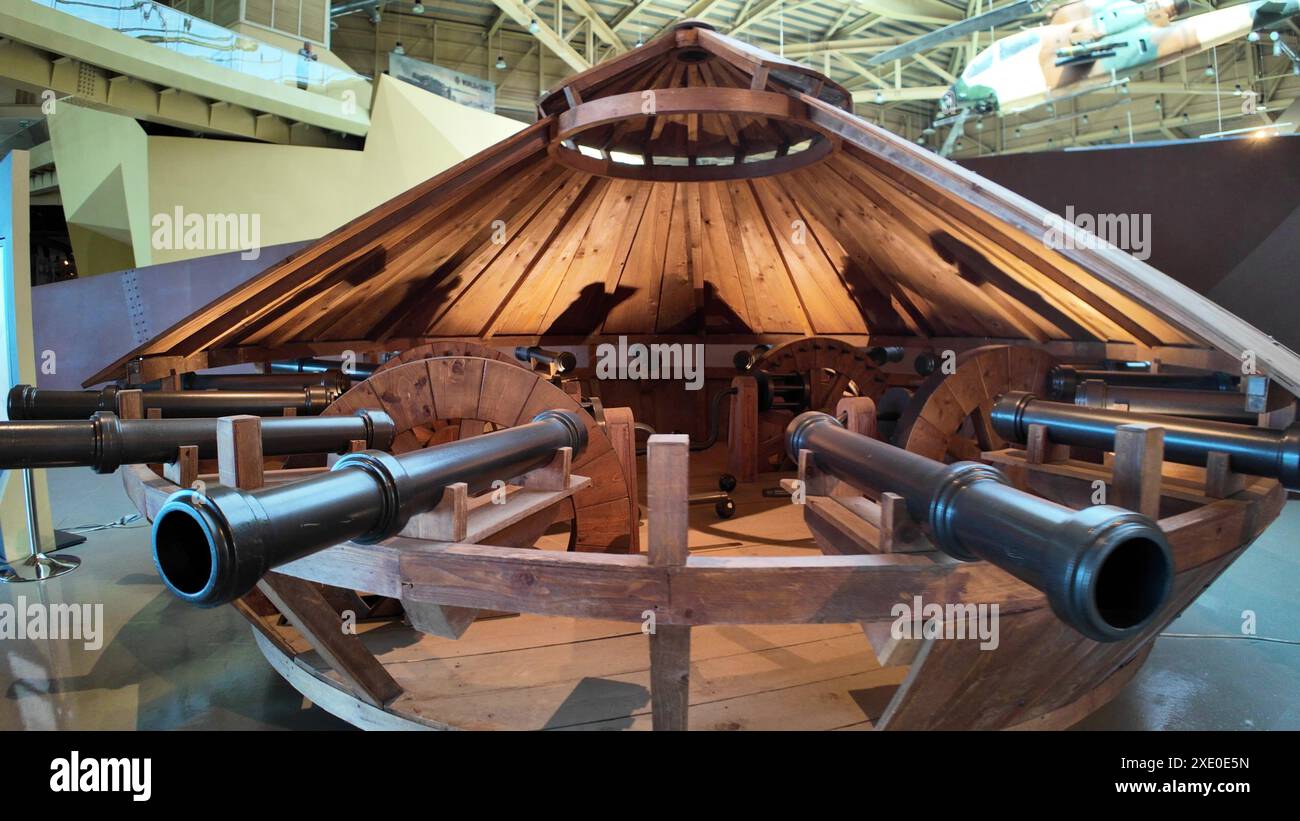 Royal Tank Museum, Amman, Jordan - May 4, 2024: Fullscale model of ...