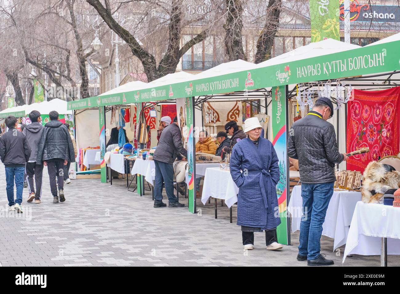 Central Asian crafts fair on eve of spring festival Nowruz, Almaty ...
