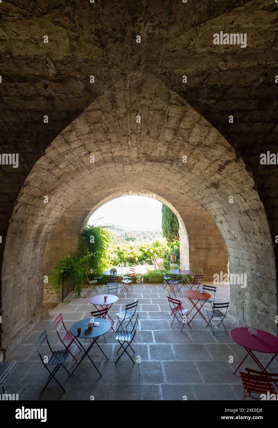 Vaults in the Remarkable Garden of Benedictine Abbey of Saint-André in ...